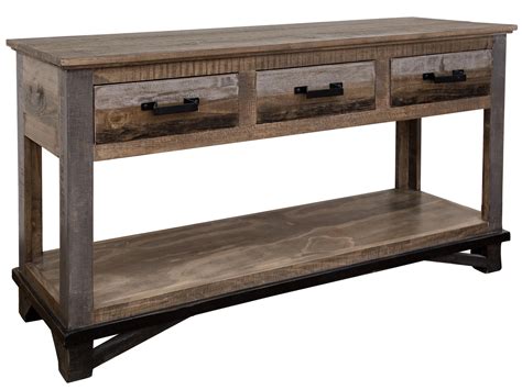 Uprooted Sequoia Sequoia6441sof Sequoia 3 Drawer Console Table