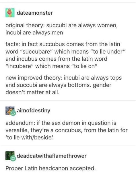Gender Neutral Sex Demons Rbrandnewsentence