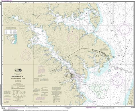 Severn And Magothy Rivers Nautical Chart 12282 Digital Art By John