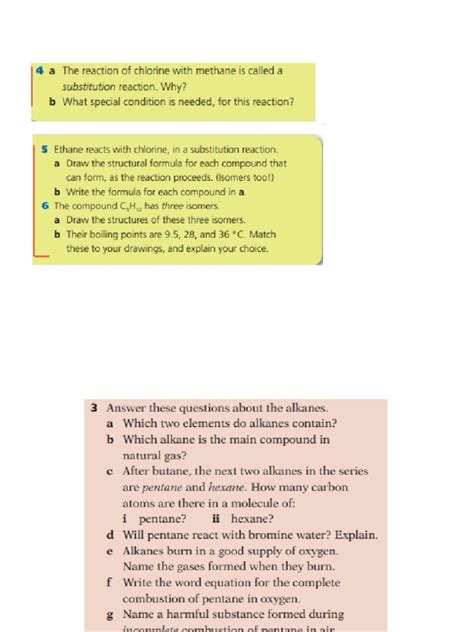 Alkane Worksheet Pdf