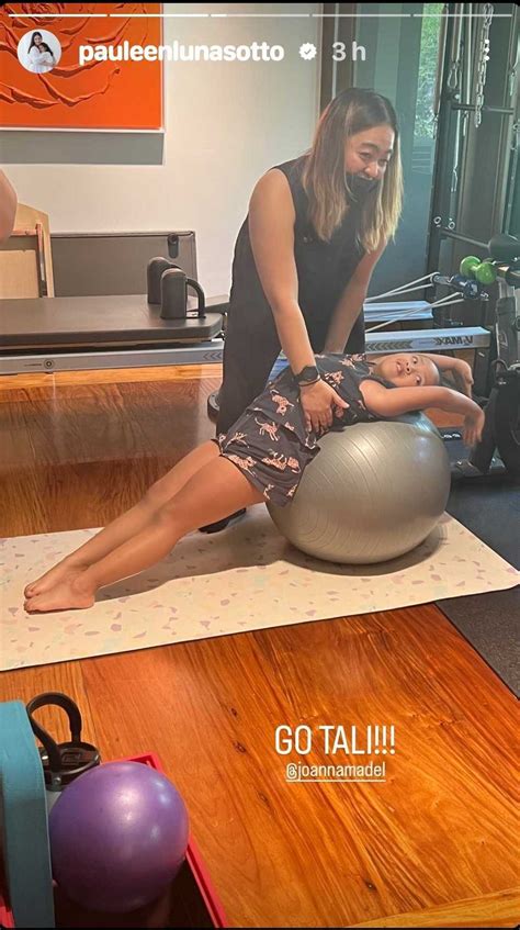 Pauleen Luna Shares Adorable Snaps Of Tali Sotto Doing Pilates Kami
