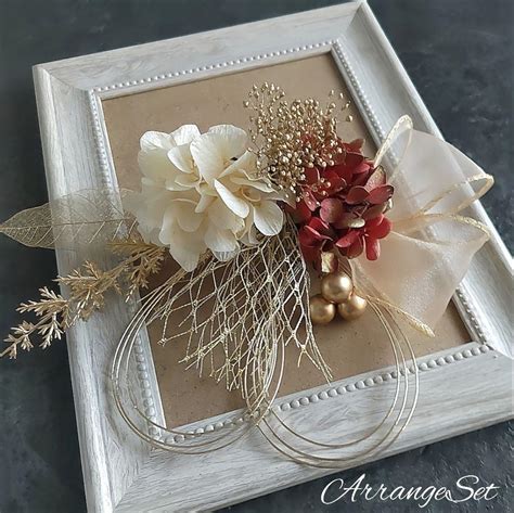 ドライフラワー髪飾りcho8 成人式 結婚式 前撮り ヘアアレンジセット メルカリ