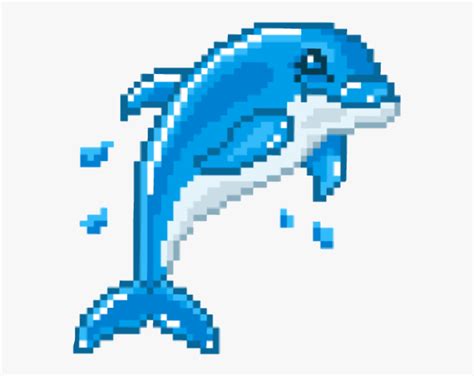 Golfinho Pixel Cute Dolphin Cute Dolphin Pixel Art Free