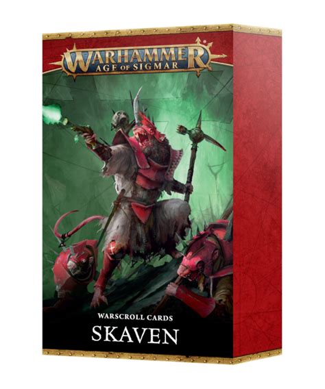 Warhammer Age Of Sigmar Warscroll Cards Skaven Discount Games Inc