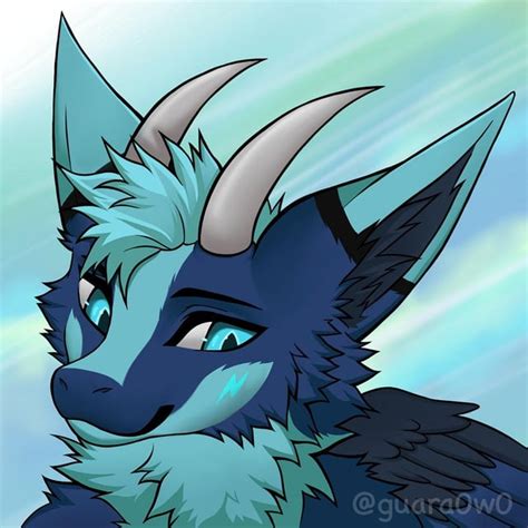 Fluffy Dragon Icon Art By Me Rfurry