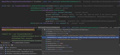 Bug Creating Data Account For Program Returns Error 32602 Invalid