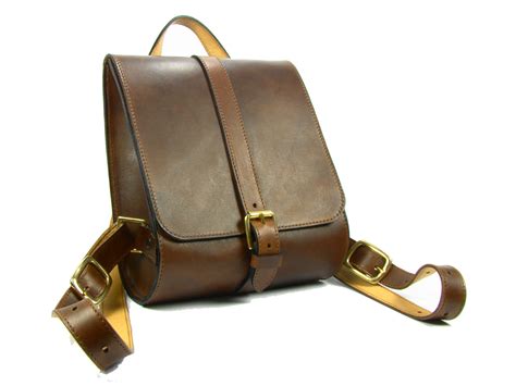 The Small Rucksack Handmade Leather Bag By Crispin Bending