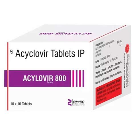 Acyclovir Tablet 800 Mg At ₹ 300stripe Antibiotic Antiinfection