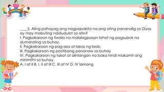 Esp Grade 3 Quarter 4 Week 1 Pananalig Sa Diyospptx