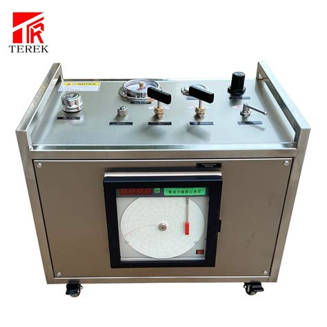Terek High Pressure Hydrostatic Pressure Test Pump System With Chart