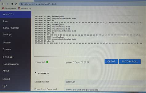 Wechselrichter Hm1500 Is Not Yet Available · Issue 922 · Lumapuahoy · Github