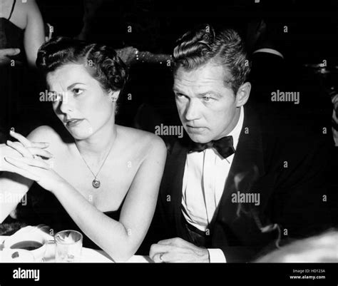 Spouses Barbara Hale Left And Bill Williams At The Helpers Ball In