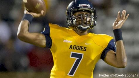 North Carolina Aandt Qb Lamar Raynard Is Most Efficient Passer In Fcs Flofootball