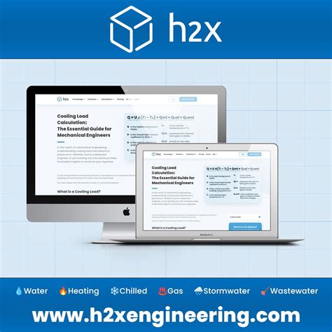 H2xs New Blog On Cooling Load Calculations H2x Engineering