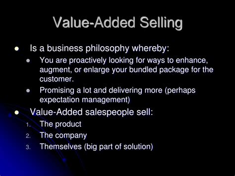 Ppt Introducing Value Added Selling Powerpoint Presentation Free Download Id 1187619