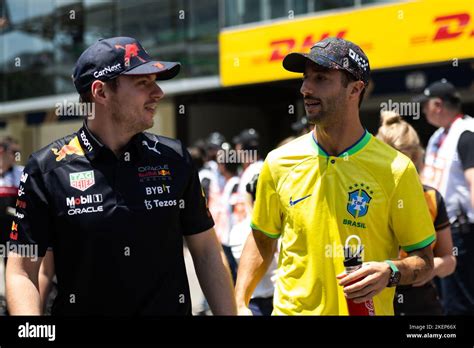 Sp Sao Paulo 11 13 2022 Formula 1 Gp Brazil 2022 Grand Prix Max Werstapen And Daniel
