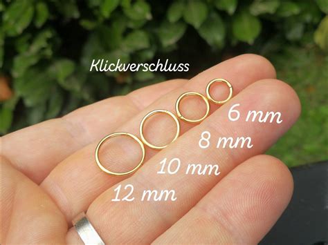 Piercing Farbe Silber Farbe Gold Basic Chirurgenstahl Etsyde