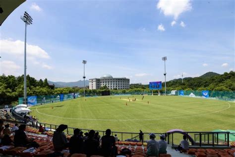 板球來了 浙工大亞運場館首場國際板球賽事開賽 每日頭條