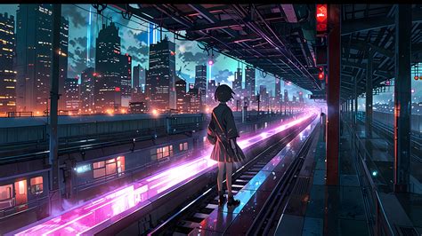 הוספת ציור על התמונה רציף רכבת אנימה יויו תמונות