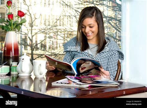Woman Reading Magazine