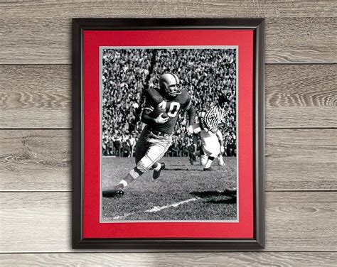 Howard Hop Cassady Framed Licensed Photo Ohio State Buckeyes Football