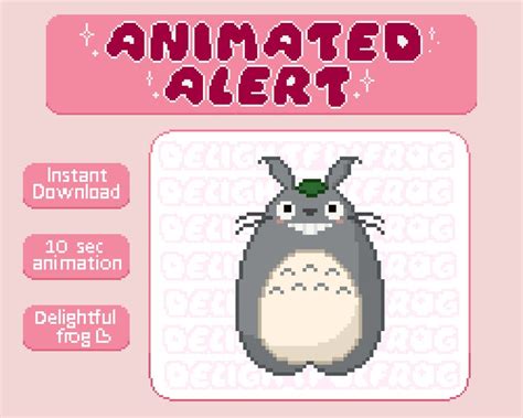 X7 Cute Animated Alertscute Twitch Alerts Instant Download For Your
