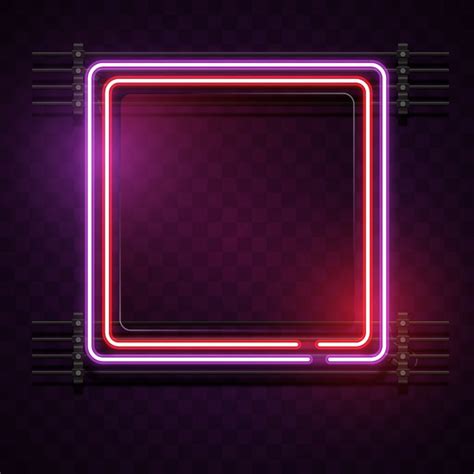 Free Vector Neon Square Background