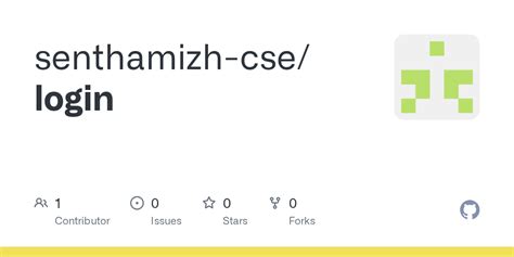 Github Senthamizh Cselogin