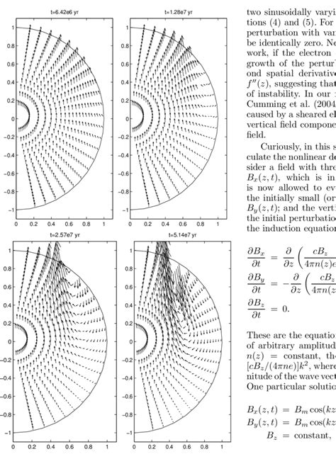 The Evolution Of A Weak Poloidal Magnetic Field Component Affected By A
