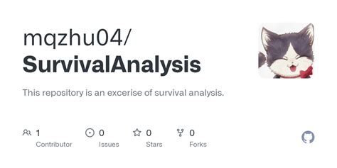 Github Mqzhu04survivalanalysis This Repository Is An Excerise Of