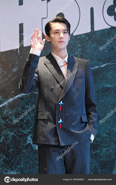 Chinese Actor Model Wang Hedi Attends Campaign Luxury Brand Louis