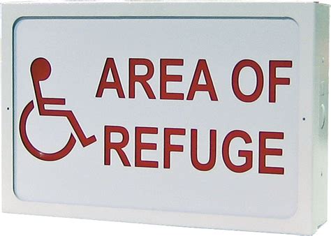 Honeywell Lit Area Of Refuge Sign