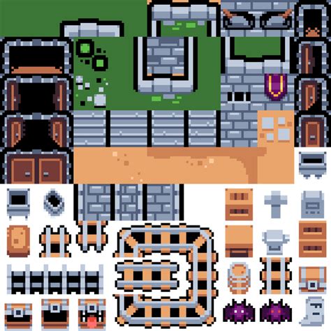 Dungeon Tileset Free By Golopin