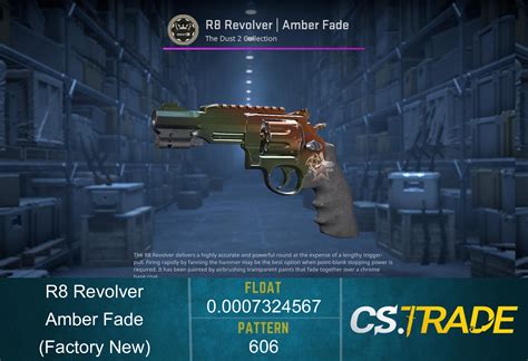 R8 Revolver Amber Fade CS2 Skin