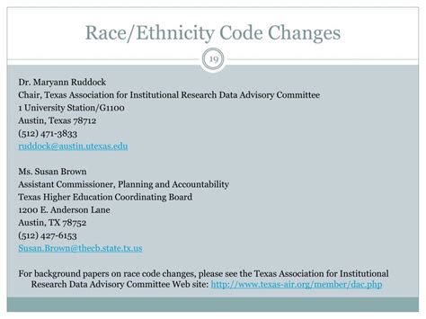 Ppt Demographic Reporting The Shift In Raceethnicity Codes Powerpoint Presentation Id2967955