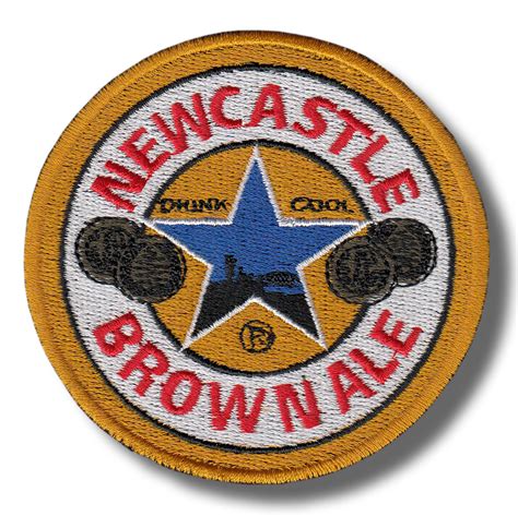 New Castle Brow Ale Embroidered Patch 8x8 Cm Patch