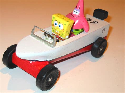 My Boatmobile Pinewood Derby Car Rspongebob