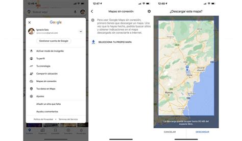 Cómo descargar mapas de Google Maps para navegar sin datos móviles