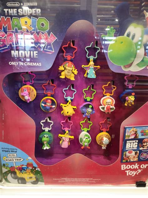 Super Mario Galaxy Movie Mcdonalds Happy Meal Toys Spotted At The