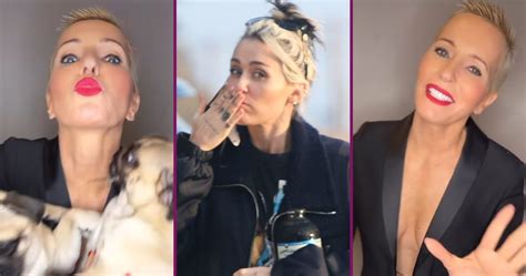 Paulina Smaszcz niczym Miley Cyrus Kobieta petarda pląsa z mopsami w