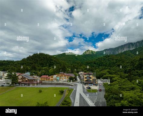 Visitor Center And Tourist Facilities In Small Mountain Resort Town In