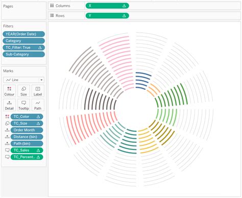 Create A Radial Column Chart Variation Toan Hoang