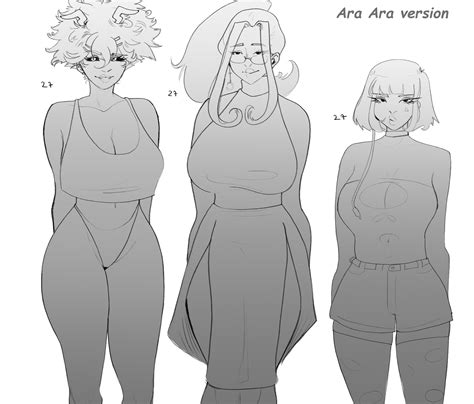 Rule 34 3girls 3milfs Aged Up Ara Ara Artist Request Bell Haircut Big