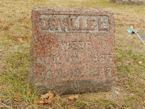 Orville Leroy Webb 1865 1947 Find A Grave Memorial