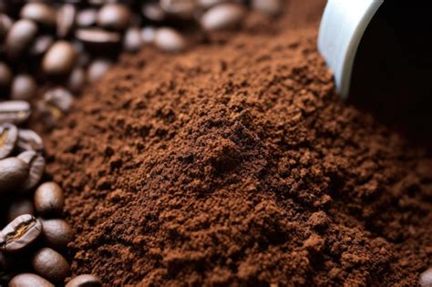 Premium Photo Closeup Of Coffee Grounds Used For Cold Brew