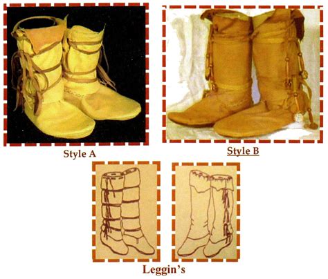 Native American Comanche Indian Moccasin In 3 Styles Sparrowhawk