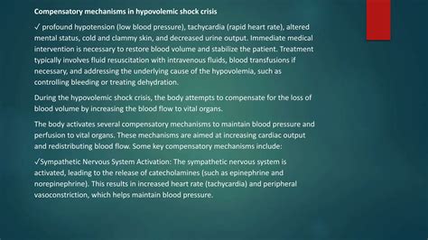 Hypovolemic Shock Management In Nursing Pptx Pptx