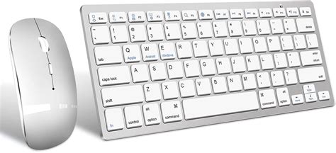 Wireless Bluetooth Keyboard And Mouse Set Portable Slim Silent Rechargeable Cordless Keyboard