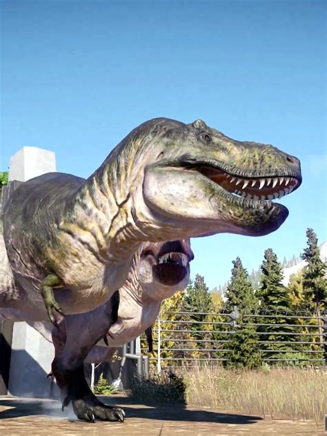 Realistic T Rex Sounds Mod In Jurassic World Evolution 2 Tiktok