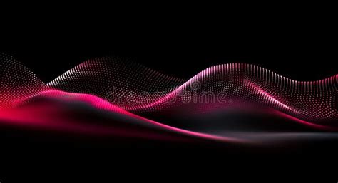 The Digital Waveform Features A Vibrant Abstract Digital Rendering